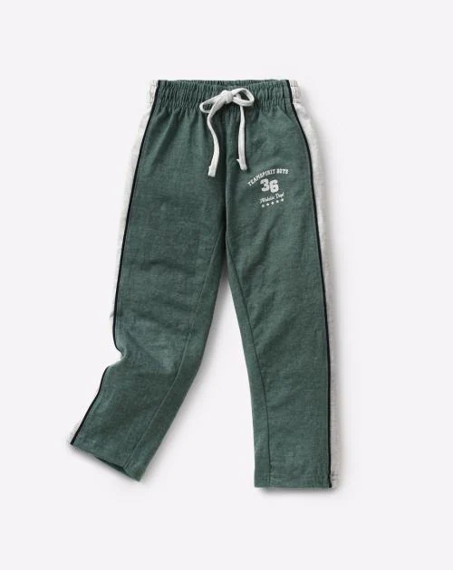 Buy Panelled Track Pants with Drawstring Fastening Online at Best ...