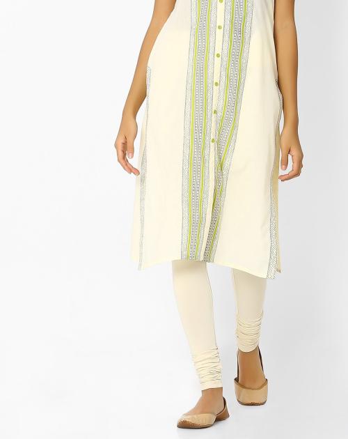 Buy Churidar Leggings with Elasticated Waistband Online at Best Prices ...