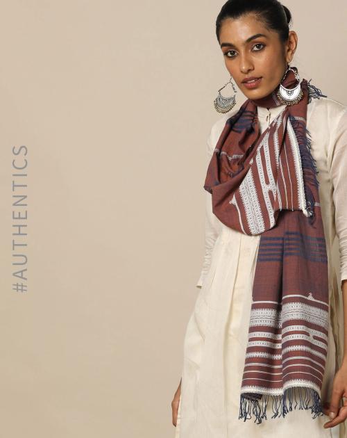 Buy Handloom Cotton Stole Online at Best Prices in India - JioMart.