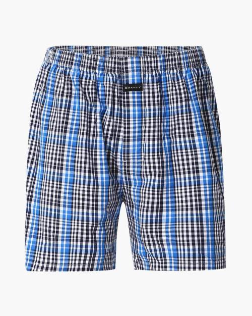 Buy Checked Boxers with Elasticated Waist Online at Best Prices in ...