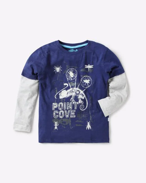 Buy FS GRAPHIC TEE, NAVY, 13-14Y Online at Best Prices in India - JioMart.