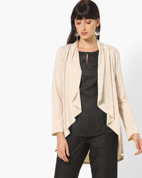 Buy Heathered Waterfall Shrug Online at Best Prices in India - JioMart.