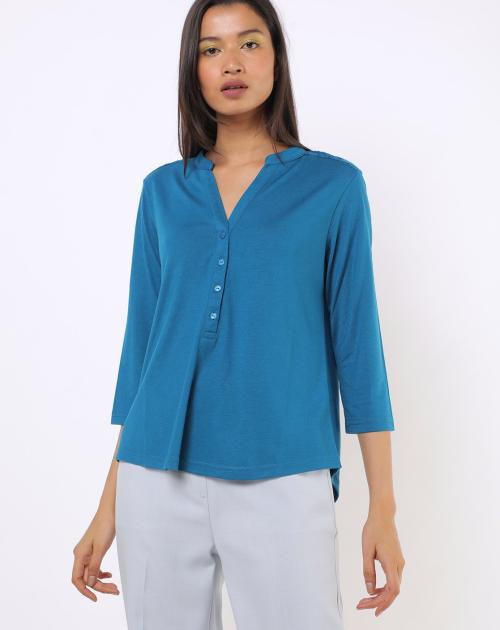 Buy Shirt Top with Lace Inserts Online at Best Prices in India - JioMart.
