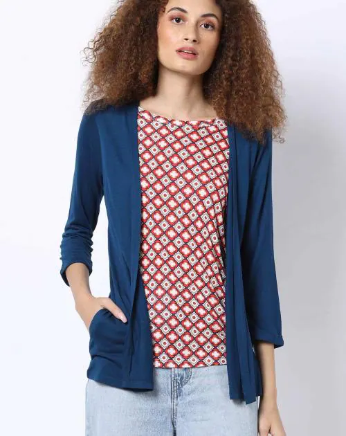 Buy Printed Twofer Top with Insert Pockets Online at Best Prices in ...