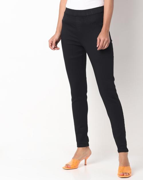 Buy Flat-Front Trousers with Insert Pockets Online at Best Prices in ...