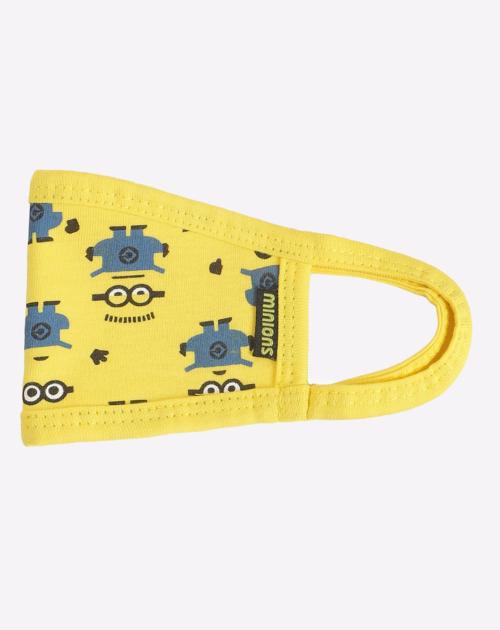 Buy Minions Print Double-Layered Reusable Face Mask Online at Best ...