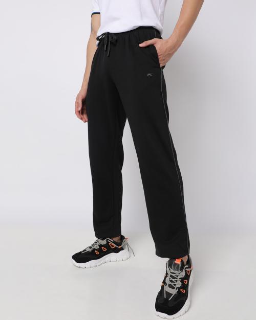 Buy Men Straight Track Pants with Insert Pockets Online at Best Prices ...