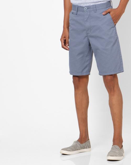 Buy Textured Mid-Rise City Shorts Online at Best Prices in India - JioMart.