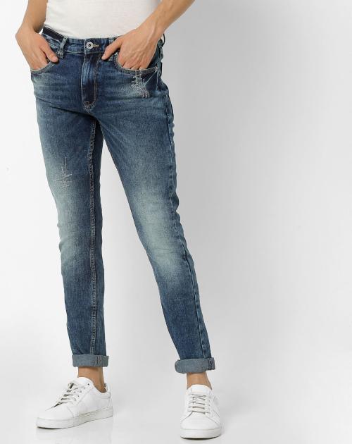 Buy Heavy-Wash Skinny Jeans Online at Best Prices in India - JioMart.