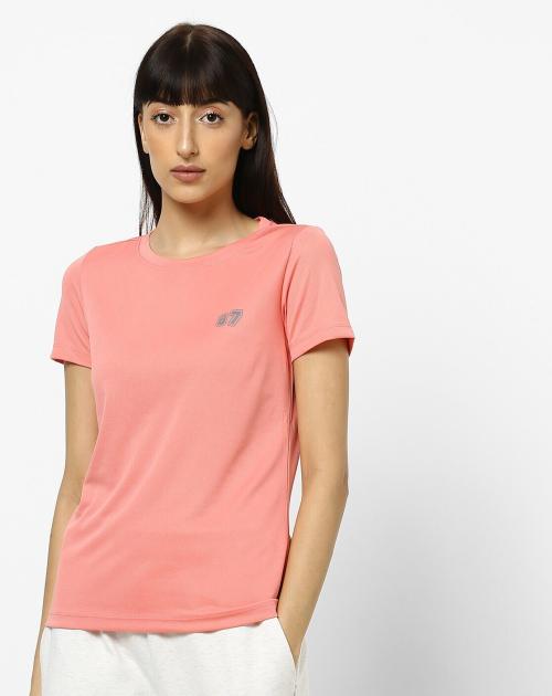 Buy Crew-Neck Top with Numeric Print Online at Best Prices in India ...