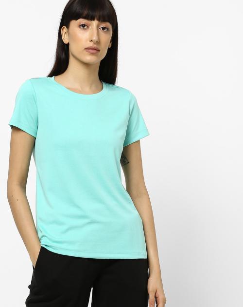 Buy Crew-Neck Top with Numeric Print Online at Best Prices in India ...