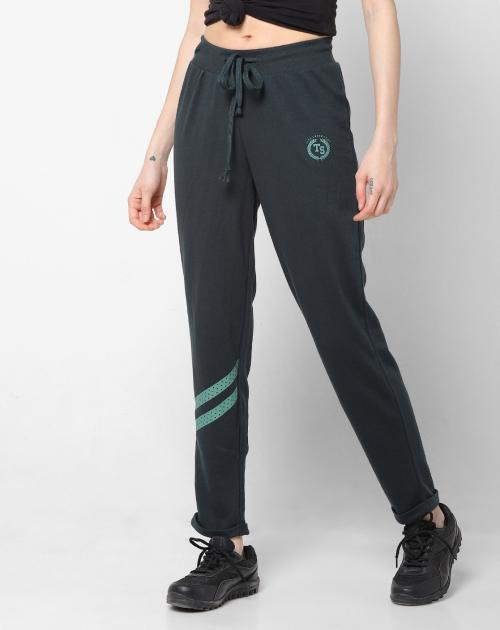 Buy Drawstring Track Pants with Contrast Stripes Online at Best Prices ...