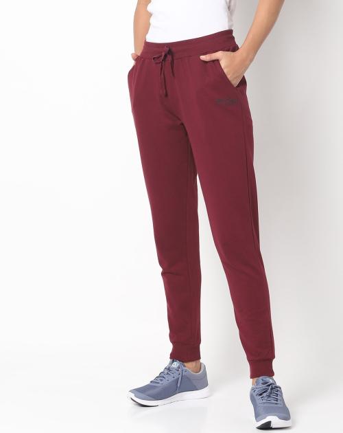 Buy Mid-Rise Joggers with Drawstring Waistband Online at Best Prices in ...