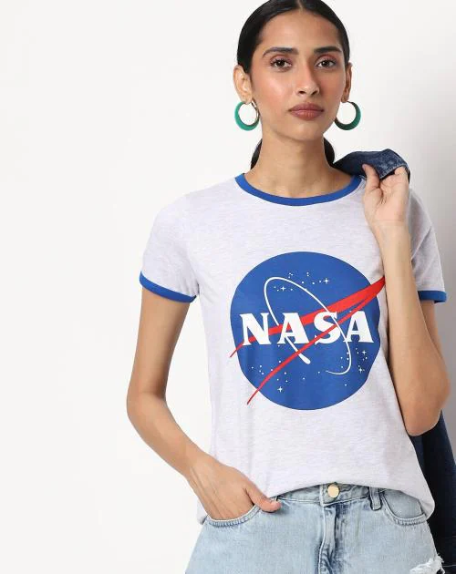 Buy Nasa Print Crew-Neck T-shirt Online at Best Prices in India - JioMart.