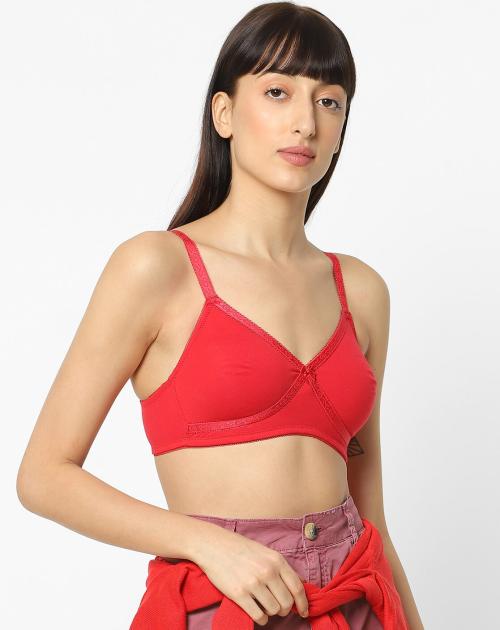 Buy Non Padded Non Wired Cotton Soft Bra EC03 Online at Best Prices in India - JioMart.