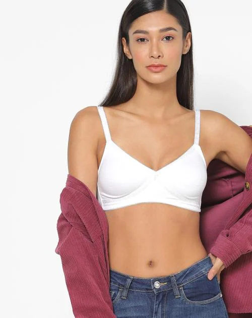 Buy Non Padded Non Wired Cotton Soft Bra EC03 Online at Best Prices in India - JioMart.