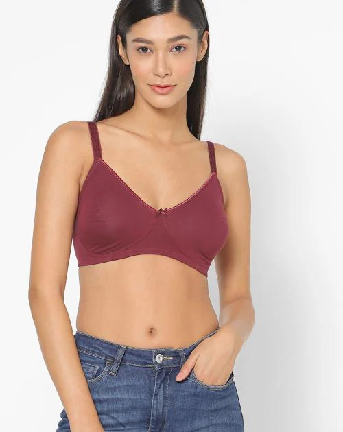Buy Non Padded Non Wired Cotton Soft Bra EC04 Online at Best Prices in India - JioMart.