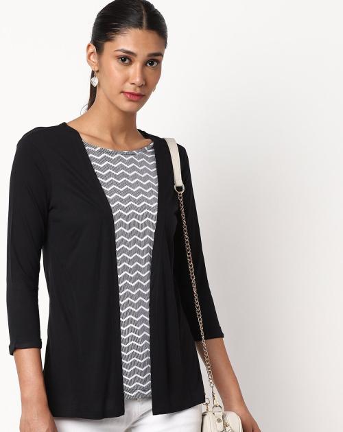 Buy Chevron Print Twofer Top Online at Best Prices in India - JioMart.