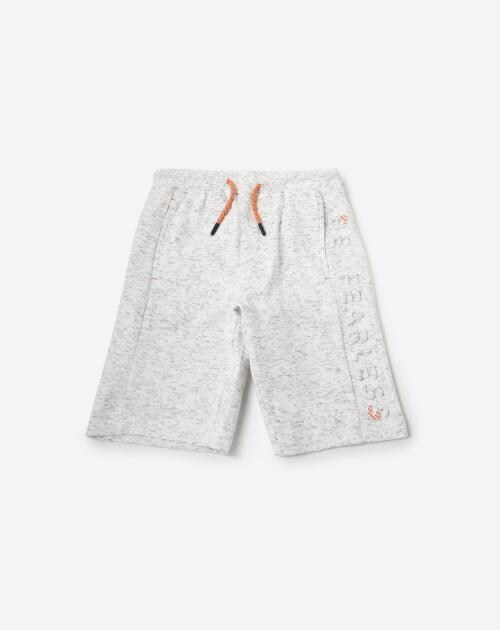 Buy Text-Embossed Heathered Shorts Online at Best Prices in India ...