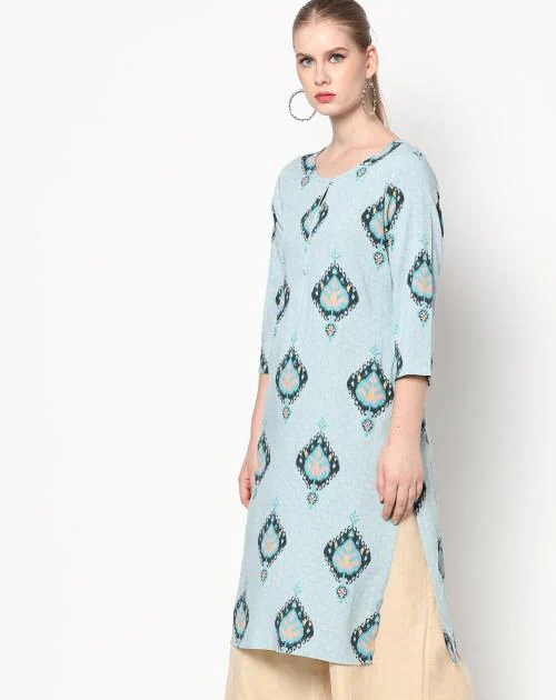 Buy Block Print Straight Kurta Online at Best Prices in India - JioMart.