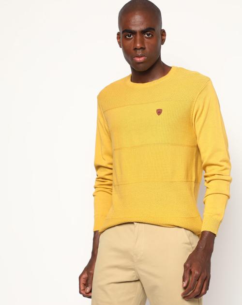 Buy Flat Knit Crew-Neck Pullover Online at Best Prices in India - JioMart.