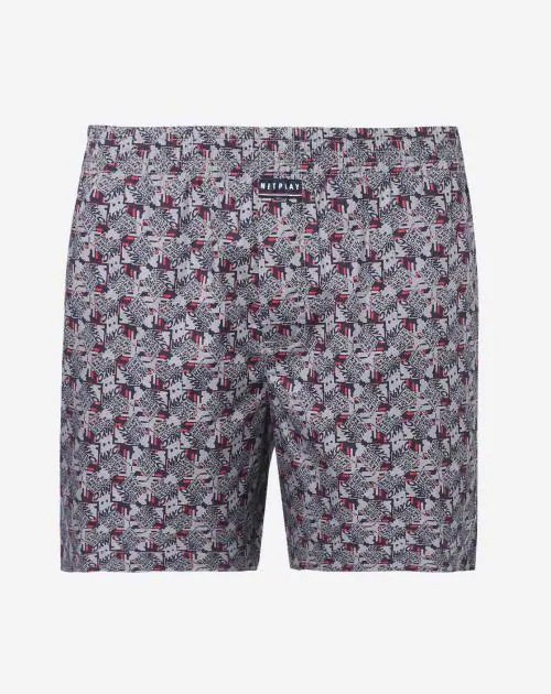 Buy Geometric Print Boxers with Elasticated Waistband Online at Best ...