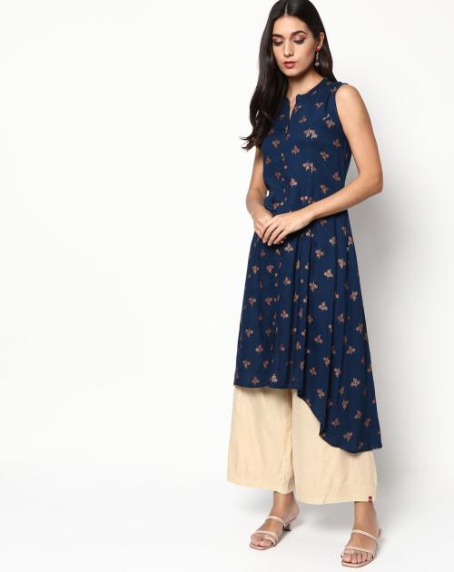 Buy Foil Print Flared Kurta Online at Best Prices in India - JioMart.