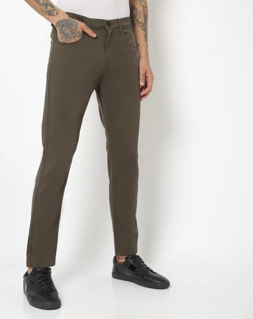 Buy Slim Fit 5-pocket Chinos Online at Best Prices in India - JioMart.