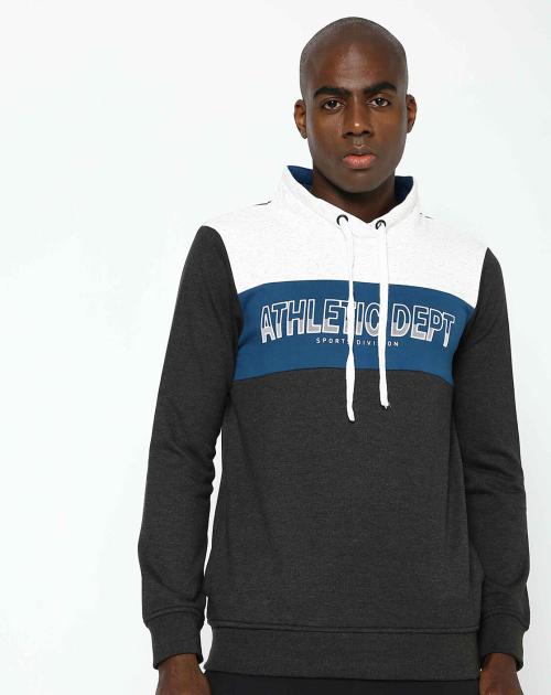 Buy FS Crawl-Neck Track Field Sweatshirt Online at Best Prices in India ...