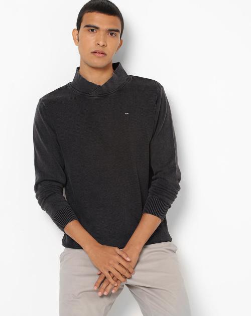 Buy Flat-Knit High-Neck Pullover Online at Best Prices in India - JioMart.