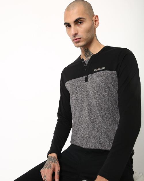 Buy Grindle Henley-Neck T-shirt Online at Best Prices in India - JioMart.