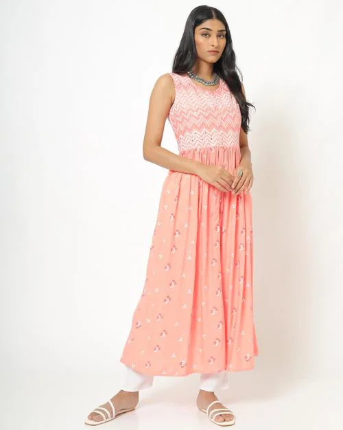 Buy Printed Flared Kurta Online at Best Prices in India - JioMart.