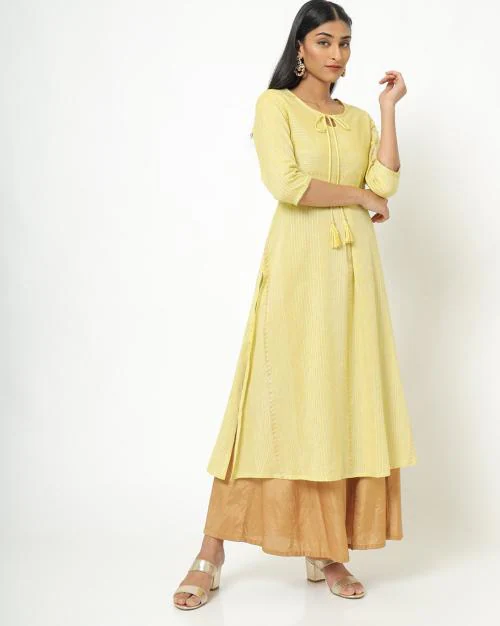 Buy Striped Flared Kurta Online at Best Prices in India - JioMart.