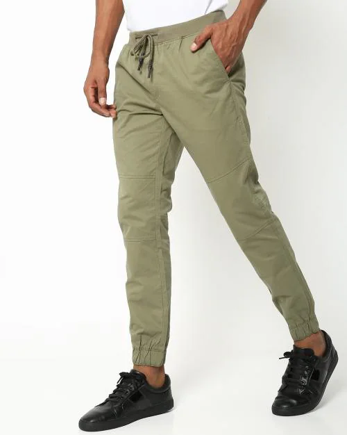 Buy Relaxed Fit Joggers with Drawstring Online at Best Prices in India ...