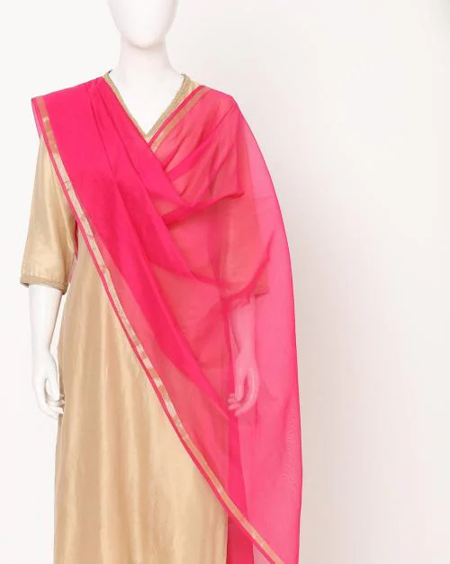 Buy Solid Dupatta with Border Online at Best Prices in India - JioMart.