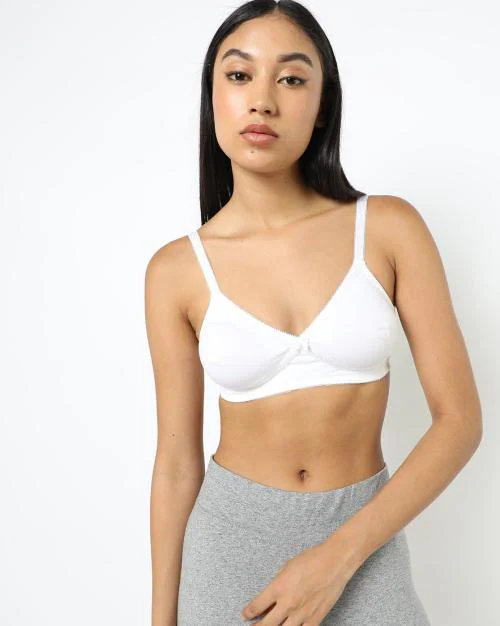 Buy Non Padded Non Wired Cotton Soft Bra EC03 Online at Best Prices in India - JioMart.