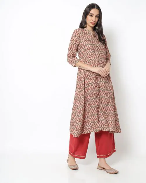 Buy Floral Print A-line Kurta Set Online at Best Prices in India - JioMart.