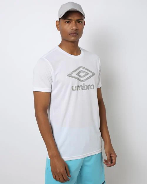 Buy Regular Fit Logo Print Crew-Neck T-Shirt Online at Best Prices in India - JioMart.