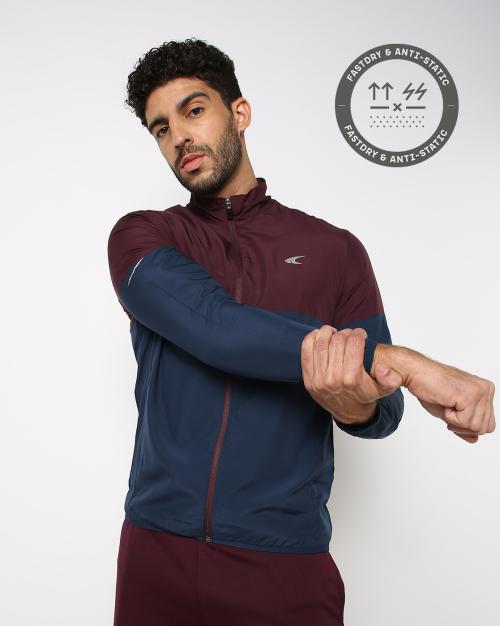 Buy Colourblock Zip-Front Track Jacket Online at Best Prices in India - JioMart.