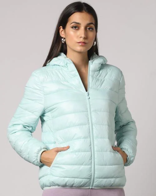 Buy Women Hooded Puffer Jacket Online at Best Prices in India - JioMart.