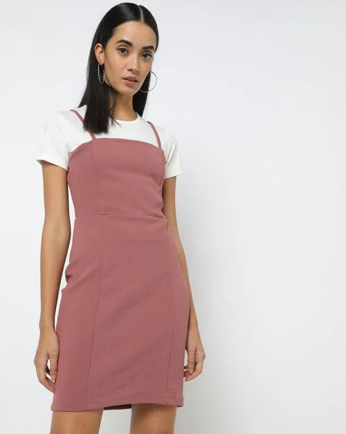 Buy Slim Fit Pinafore Dress Online at Best Prices in India - JioMart.