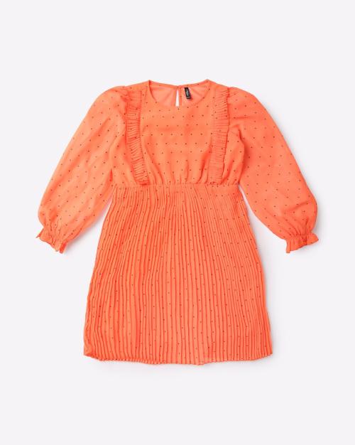 Buy Micro Print A-line Dress Online at Best Prices in India - JioMart.