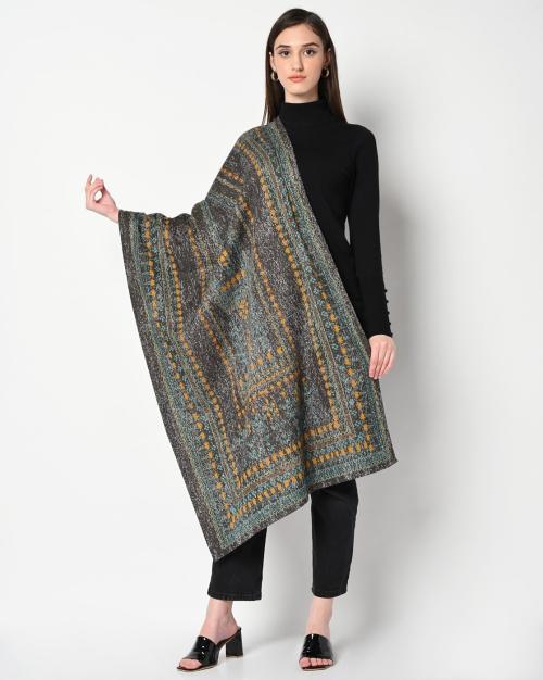 Buy Floral Print Winter Stole Online at Best Prices in India - JioMart.