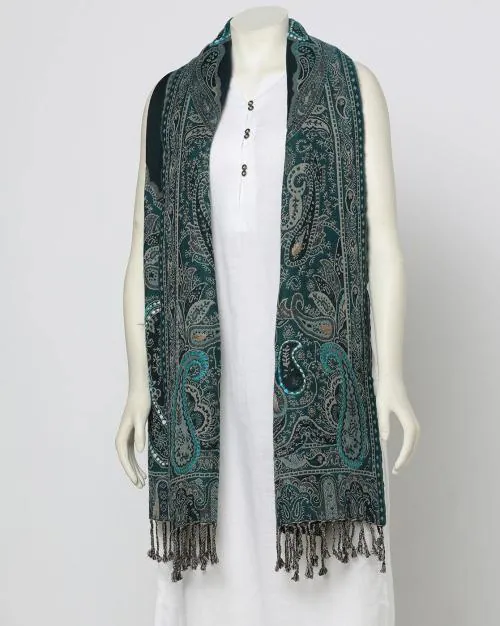 Buy Paisley Woven Winter Stole Online at Best Prices in India - JioMart.