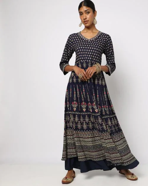 Buy Printed Flared Kurta Online at Best Prices in India - JioMart.