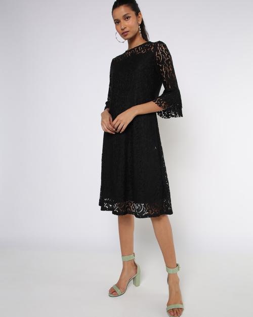 Buy Lace A-Line Dress Online at Best Prices in India - JioMart.