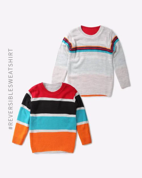 Buy Crew-Neck Reversible Sweater Online at Best Prices in India - JioMart.