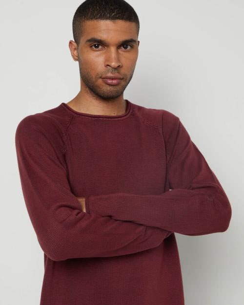 Buy Crew-Neck Knitted Pullover Online at Best Prices in India - JioMart.