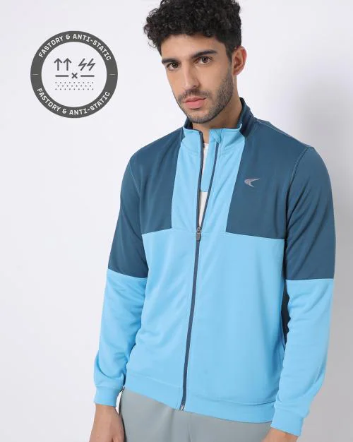 Buy Colourblock Zip-Front Track Jacket Online at Best Prices in India - JioMart.