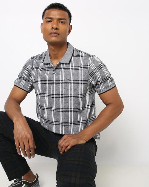 Buy Checked Polo T-shirt Online at Best Prices in India - JioMart.